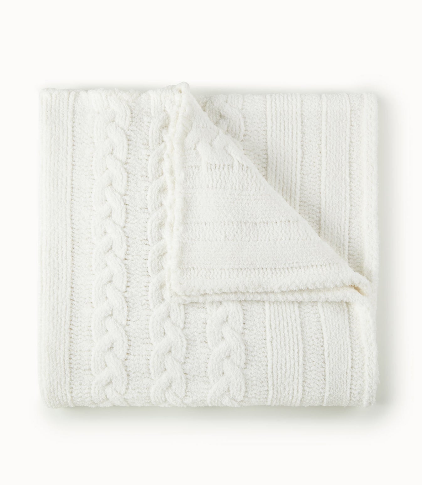 Cozy Knit Throw Blanket | Peacock Alley